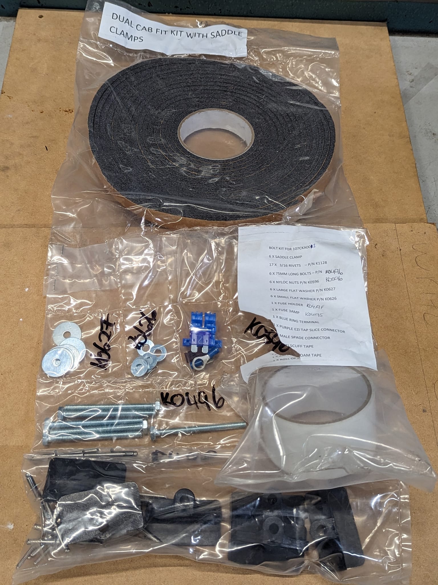 Fitting Kit - General 3XM Textured Canopy – Fully Equipped Australia