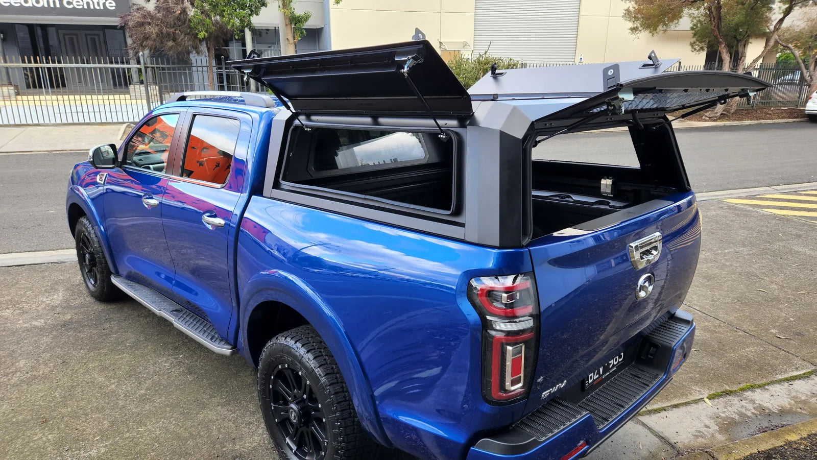 Titan Canopy - Stainless Steel - Lift Up Windows to suit GWM Cannon 21 ...