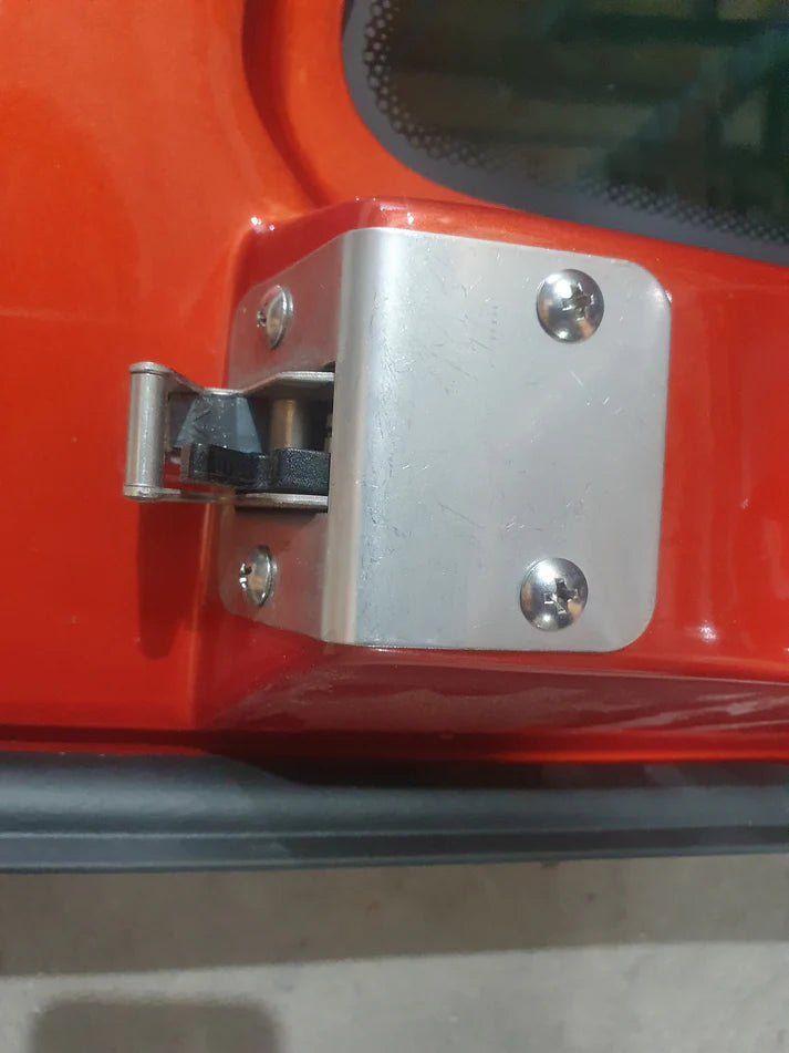 GSE / Premium Stainless Steel Wing Lock Hook Plate - pair including lo ...