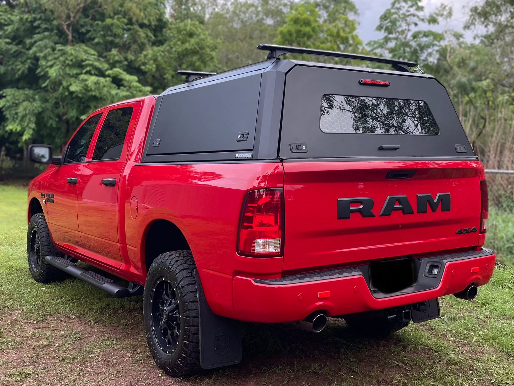 Titan Canopy for RAM 1500(Dual Cab) | Stainless Lift-Up Windows – Fully ...
