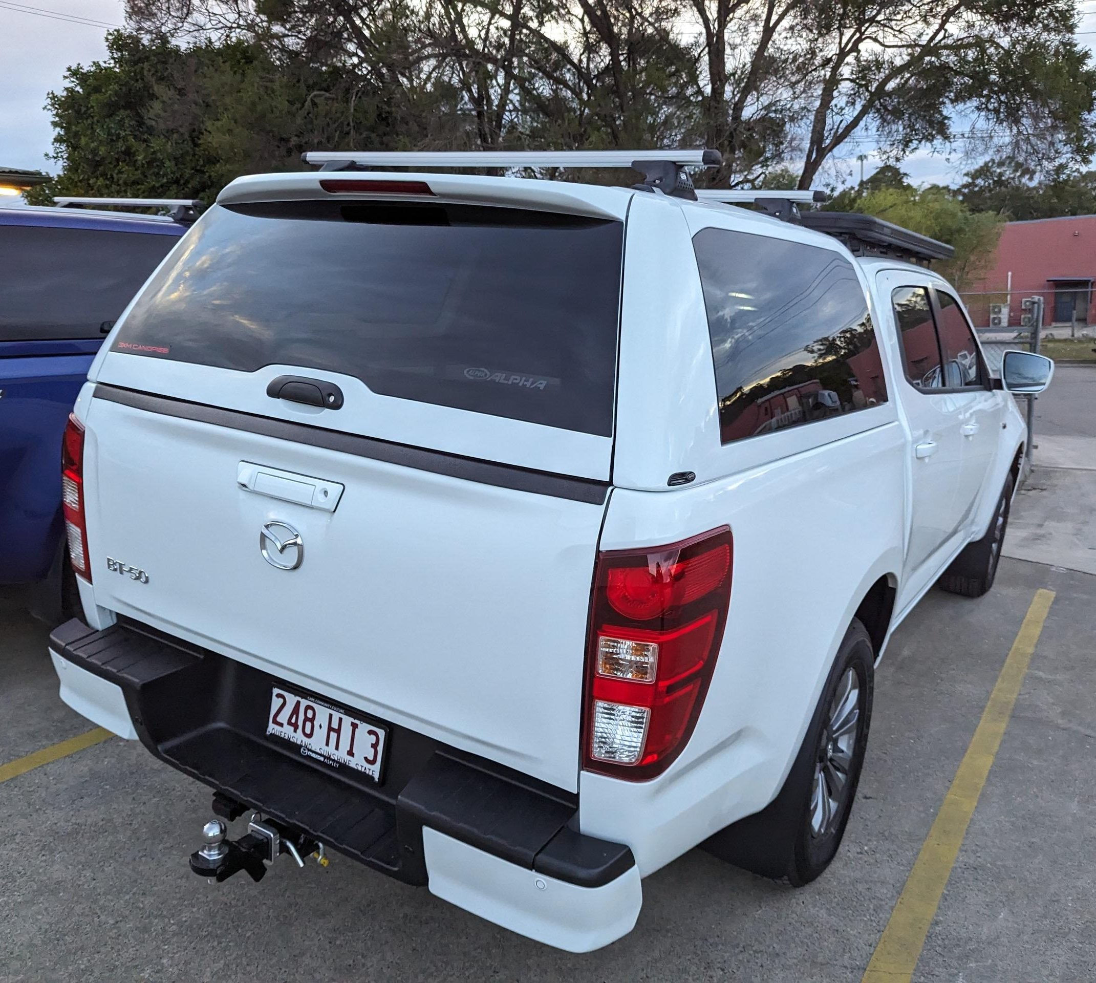 Alpha CMX Canopy with Solid Lift Up side doors to suit Mazda BT50 21 ...