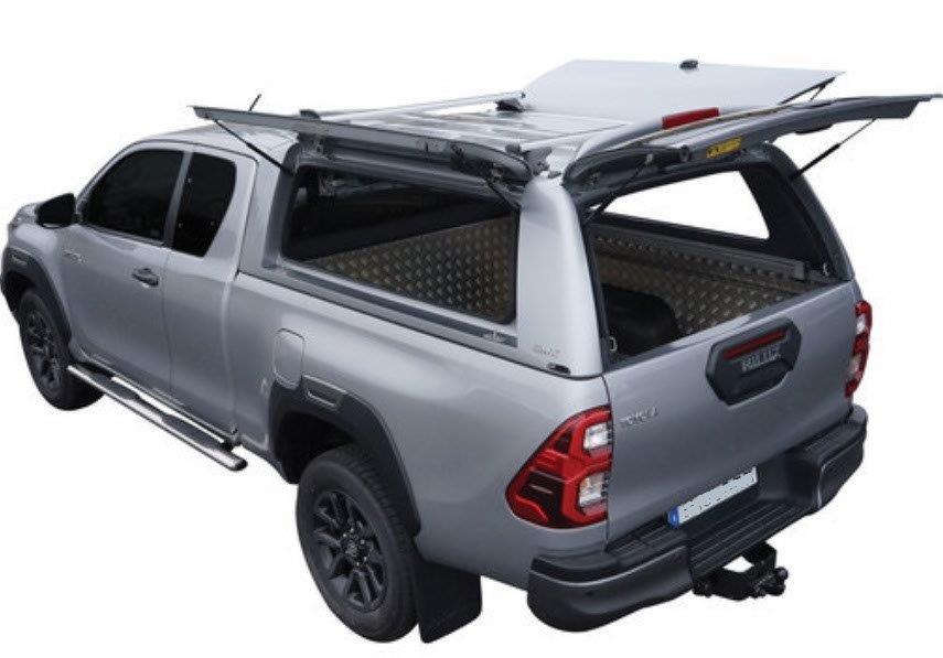 Alpha Canopy - CMX - Solid Lift Up Window to suit Toyota Hilux SR 15 ...